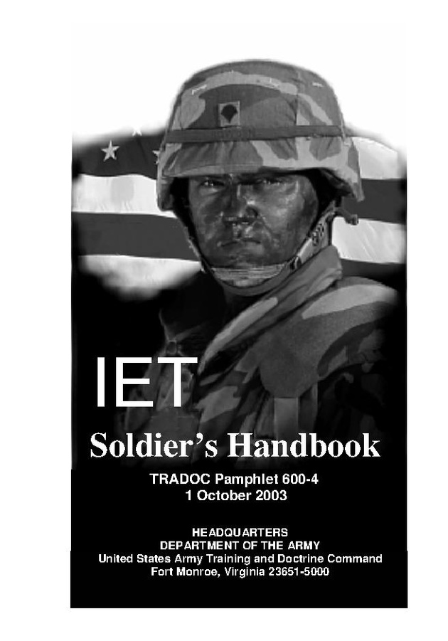 File:TRADOC Pamphlet 600-4 Soldier's Handbook (Basic Initial Entry ...